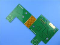 China 4 Layer Flex-rigid PCB Built On 1.6mm FR4 and 0.2mm Polyimide With Immersion Gold and Green Solder Mask For Instrument for sale