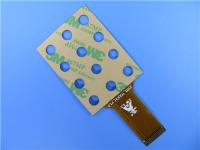 China Single Layer Flexible Printed Circuit Board With 3M Tape and Immersion Gold for Keypads for sale
