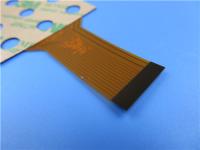 China Single Layer Flexible Printed Circuit Board With 3M Tape and Immersion Gold for Keypads for sale