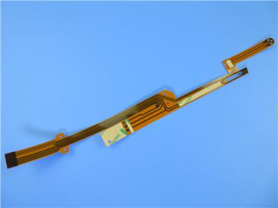 China Double Sided Flexible PCB On Polyimide with Immersion Gold and 0.15mm Thick for Antennas for sale