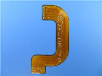 China Double Sided Flexible PCB Made on Polyimide With Stiffener of Stainless Steel Shim and Immersion Gold for Industrial for sale