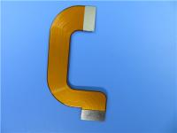 China Double Sided Flexible PCB Made on Polyimide With Stiffener of Stainless Steel Shim and Immersion Gold for Industrial for sale