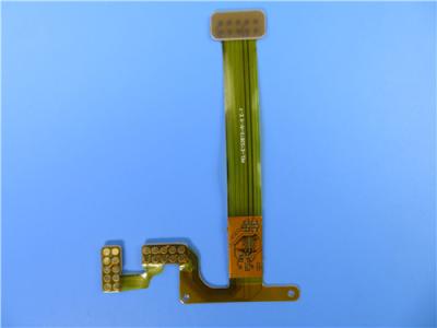 China Multilayer Flexible Printed Circuit 4-layer FPC on Polyimide With FR4 Stiffener and Immersion Gold for Digital Electroni for sale