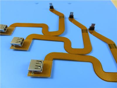 China Double Sided Assembled Flexible Printed Circuit Built On Polyimide With 90 OHM Impedance Control for Automobile Sensors for sale
