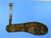 China 2-Layer Flexible Printed Circuit (FPC) Built on Polyimide With Immersion Gold and Stiffener for Sports Insole for sale