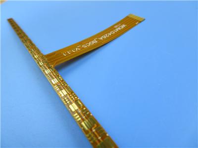 China 2-Layer Flex Printed Circuit Board (FPCB) Built on Polyimide for Microstrip Antenna for sale