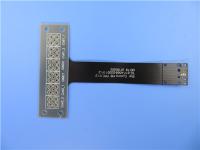 China Single Layer Flexible Printed Circuit (FPC) With 1.0mm FR-4 Stiffener and Black Solder Mask for Wireless Module for sale