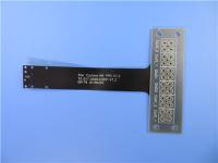 China Single Layer Flexible Printed Circuit (FPC) With 1.0mm FR-4 Stiffener and Black Solder Mask for Wireless Module for sale