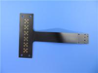 China Single Layer Flexible Printed Circuit (FPC) With 1.0mm FR-4 Stiffener and Black Solder Mask for Wireless Module for sale