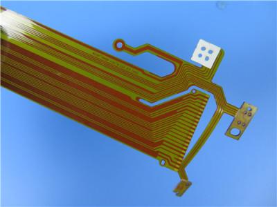 China 2 Layer Flexible Printed Circuit PCB (FPC) Built on Polyimide With FR4 Stiffener for Embedded Systems Programming for sale