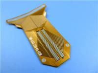 China Flexible Printed Circuit (FPC) Built on 1oz Polyimide with FR-4 Stiffener for Central Fire Alarm Systems for sale