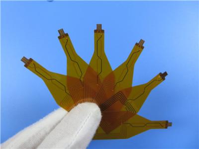 China Dual Layer Flexible PCB Built on Polyimide With PI Stiffener for sale
