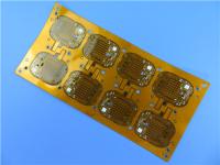 China Double Layer Flexible PCB Board Built On Polyimide with 0.15mm thick for Tracking Device for sale