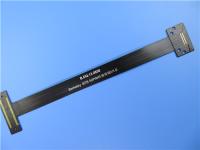 China Dual Layer Flexible PCBs Plating On Polyimide with 0.25mm Thick With Immersion Gold for sale
