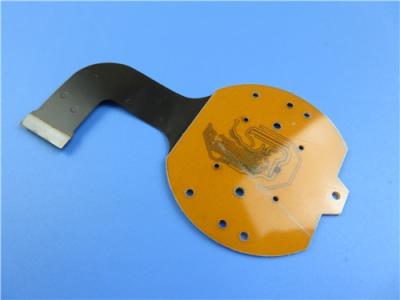 China Double Layer FPC Flexible Circuit Board with FR4 as Stiffener for Gigabyte Switch for sale