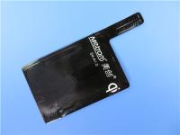 China Double Layer Flexible PCB Prototype Flexible Circuit with Black Coverlay for sale