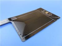 China Double Layer Flexible PCB Prototype Flexible Circuit with Black Coverlay for sale