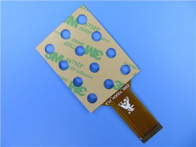 China Flexible PCB Circuit Board With 3M Tape for Keypad for sale