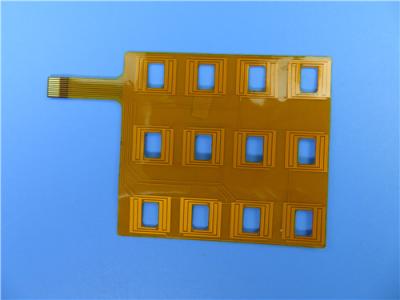 China Single Layer Flexible FPC With 3M Tape for Keypad Membrane for sale