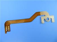 China Dual Layer Flexible PCB at 2 oz with 0.3mm thick Built On Polyimide for sale