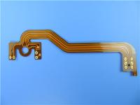 China Dual Layer Flexible PCB at 2 oz with 0.3mm thick Built On Polyimide for sale