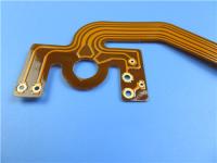 China Dual Layer Flexible PCB at 2 oz with 0.3mm thick Built On Polyimide for sale