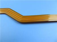 China Dual Layer Flexible PCB at 2 oz with 0.3mm thick Built On Polyimide for sale