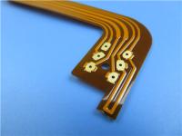 China Dual Layer Flexible PCB at 2 oz with 0.3mm thick Built On Polyimide for sale