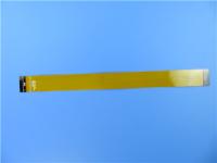 China Dual Layer Flex Printed Circuit Board With PI Stiffener on Head and Tail for sale