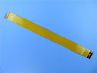 China Dual Layer Flex Printed Circuit Board With PI Stiffener on Head and Tail for sale