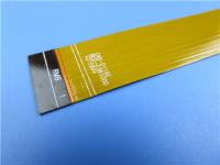 China Dual Layer Flex Printed Circuit Board With PI Stiffener on Head and Tail for sale