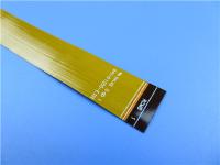 China Dual Layer Flex Printed Circuit Board With PI Stiffener on Head and Tail for sale