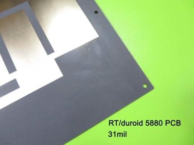 China RT/Duroid 5880 31mil 0.787mm Rogers High Frequency PCB for Point to Point Digital Radio Antennas for sale