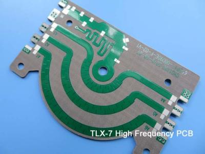 China TLX-7 Taconic High Frequency PCB Made on 62mil 1.575mm With Immersion Silver for sale