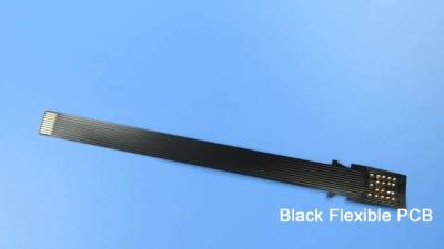 China Black Flexible Printed Circuit FPC Built on Polyimide with Bulge Pads for Contact Belt of Inkjet Printer for sale