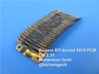 China Rogers RT/Duroid 5870 20mil 0.508mm High Frequency PCB Double Sied RF PCB for Millimeter Wave Applications for sale