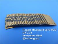 China Rogers RT/Duroid 5870 31mil 0.787mm High Frequency PCB for Radar Systems for sale