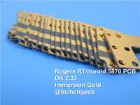 China Rogers RT/Duroid 5870 62mil 1.575mm High Frequency PCB for Point To Point Digital Radio Antennas for sale