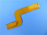 China Multilayer Flexible PCBs be freely bent, wound, folded Polyimide PCBs at 0.25mm Thick With Immersion Gold for sale