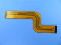 China Multilayer Flexible PCBs be freely bent, wound, folded Polyimide PCBs at 0.25mm Thick With Immersion Gold for sale