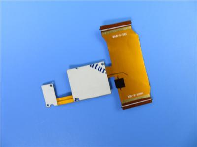 China Single Sided Adhesive Transparent Flexible Copper Clad Laminate With Immersion Gold for GPRS Router for sale