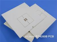 China 4 Layer RF Circuit Board On Rogers 60mil RO4350B and 10mil RO4350B with Back Drill for UHF Coupler for sale