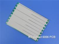 China Rogers RT/duroid 6006 High Frequency PCB on 25mil, 50mil and 75mil Coating Immersion Gold for Ground Radar Warning for sale