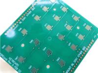 China Keypad PCB Hard Gold Circuit Board Built On Tg170 FR-4 With Green Solder Mask for sale