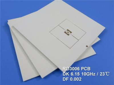 China Rogers 3006 High Frequency PCB RO3006 RF PCB 10mil, 25mil and 50mil Thick Coating Immersion Gold, Tin, Silver and HASL for sale