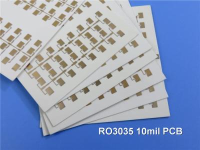 China Rogers RO3035 High Frequency PCB 2-Layer Rogers 3035 10mil Cirucit Board DK3.5 DF 0.0015 Microwave PCB for sale