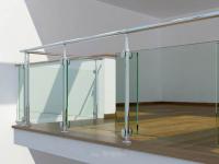 China Tempered Glass Railing Systems , Railings With Glass Panels for sale