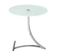 China Round Sandblasted Table Top Glass Stronger Resistance Safety for sale