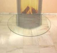 China CE EN12150 Standard Resistance Glass Hearth Plate 6mm Thickness Tempered High Pressure for sale