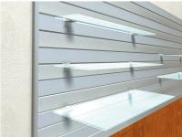 China Supermarket Clear Tempered Glass Shelves Impact Resistance for sale